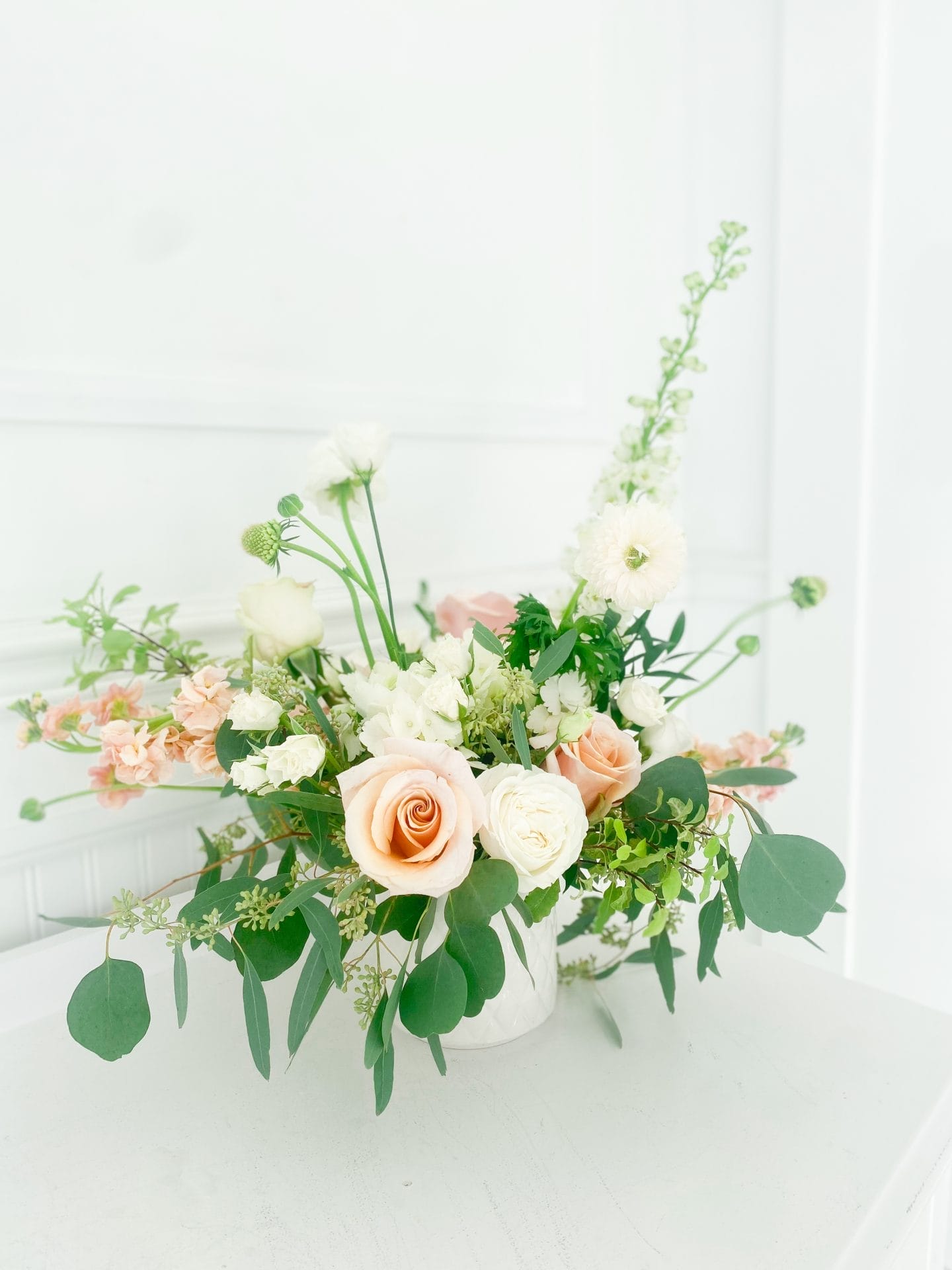 Flower Vase Arrangement In-Person Workshop • V Flower School: Floral ...